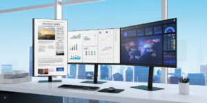 How to daisy chain multiple monitors for premium productivity - Samsung ...